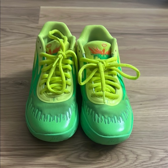 Puma | Shoes | Puma Nickelodeon Slime Lemello Basketball Shoes | Poshmark